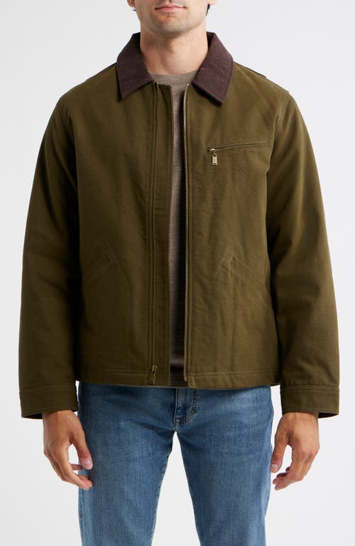 PENDLETON Pendleton Tahoma Cotton Canvas Trucker Jacket with Corduroy Collar